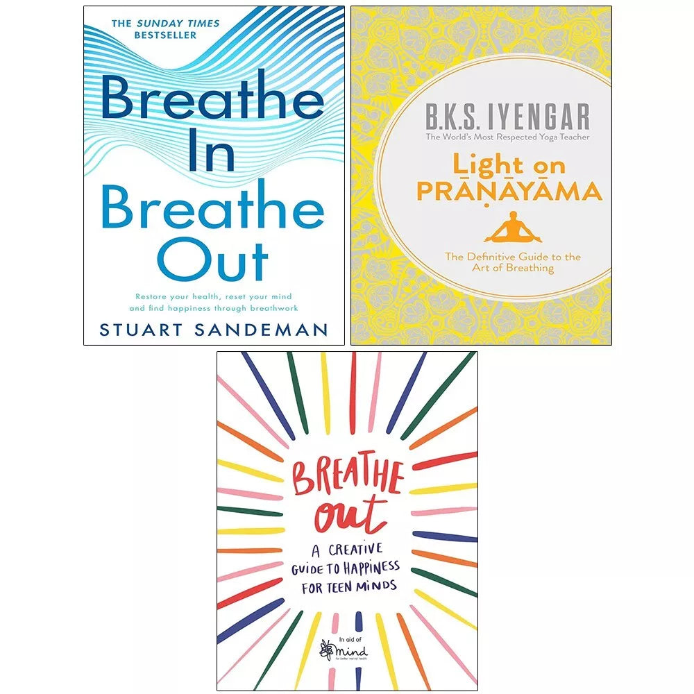 Breathe In Breathe Out (HB), Breathe Out MIND, Light on Pranayama 3 Bo ...