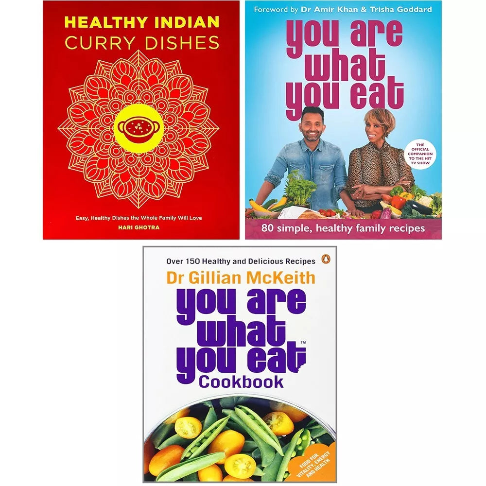 Healthy Indian Curry Dishes, You Are What You Eat Cookbook Amir Khan 3 ...