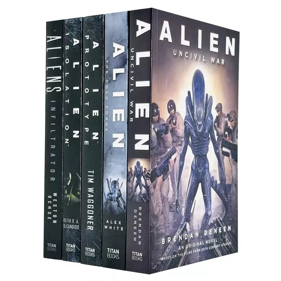 Alien Series 5 Books Collection Uncivil War, Cold Forge, Prototype ...