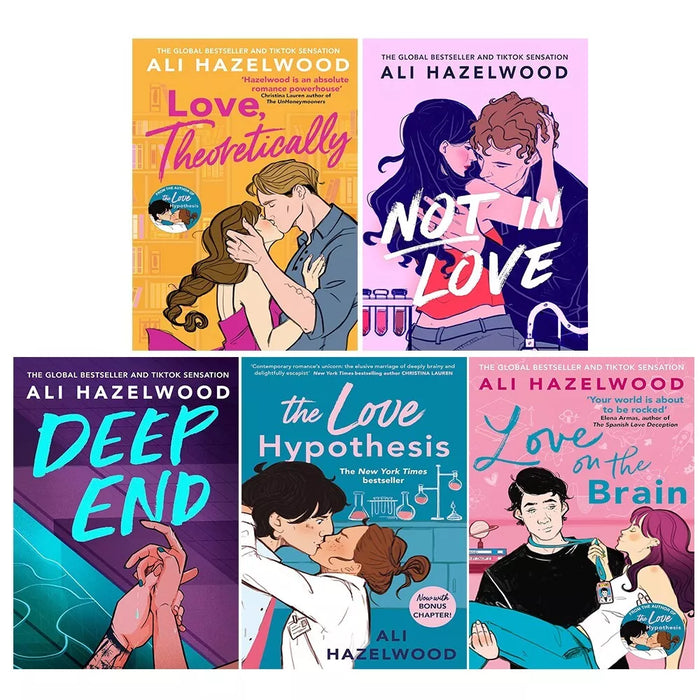 Ali Hazelwood Collection 5 Books Set (Not in Love, Deep End, Love Theoretically) | The Book Bundle