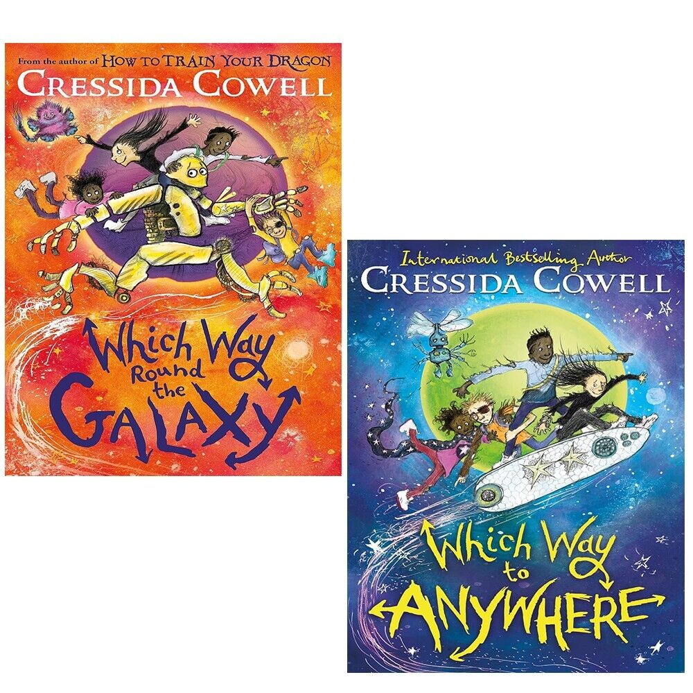 Cressida Cowell Which Way to Anywhere Collection 2 Books Set (Which Way ...