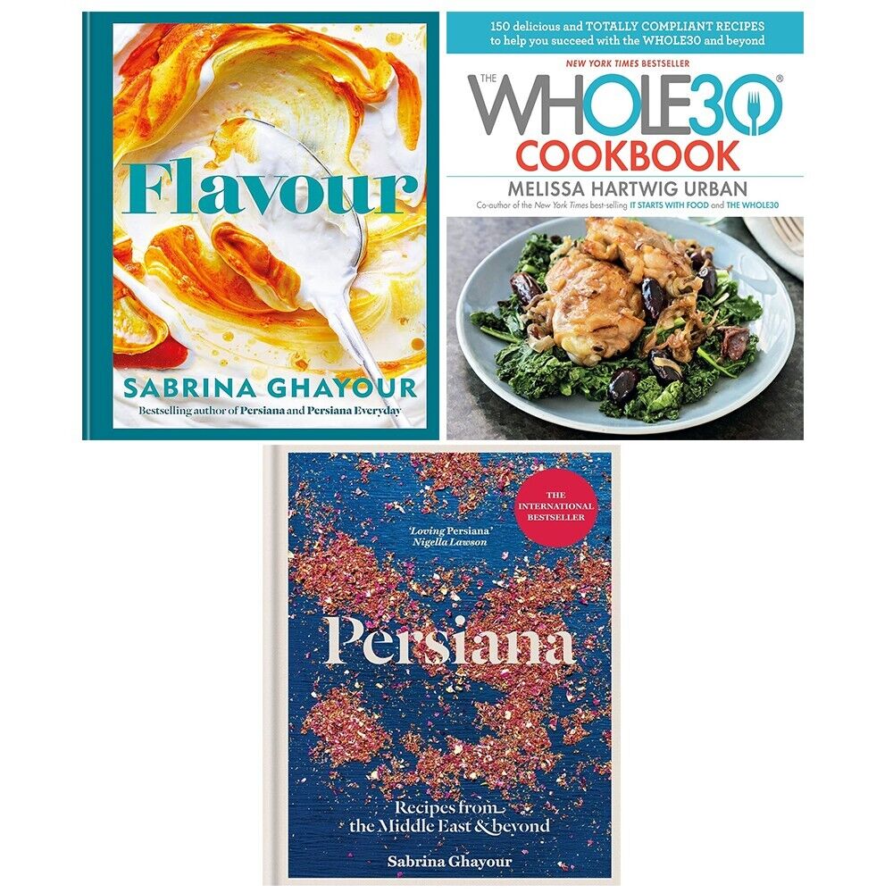 Flavour,Whole30 Cookbook Melissa Hartwig, Persiana Sabrina Ghayour 3 ...