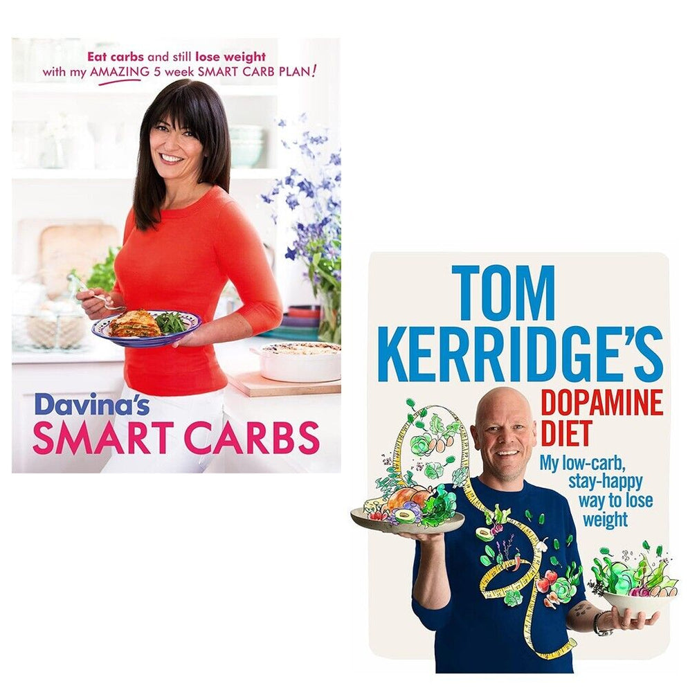 Tom Kerridge's Dopamine Diet (HB), Davinas Smart Carbs Davina McCall 2 ...