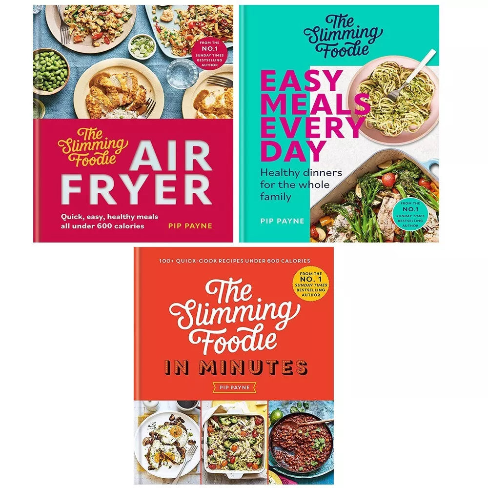 Pip Payne Collection 3 Books Set Slimming (Foodie Air Fryer, Easy Meals ...