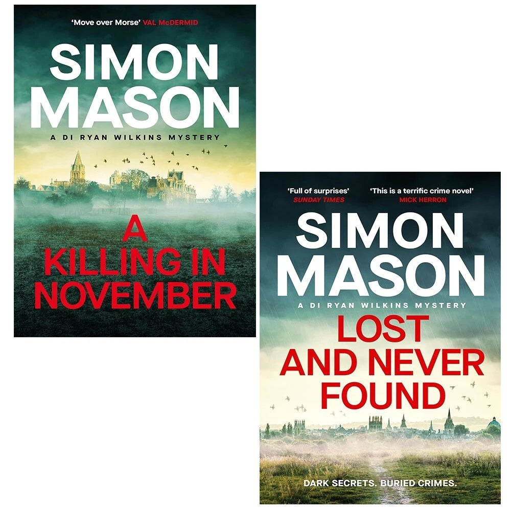 Simon Mason Collection 2 Books Set (A Killing in November, Lost and Ne ...