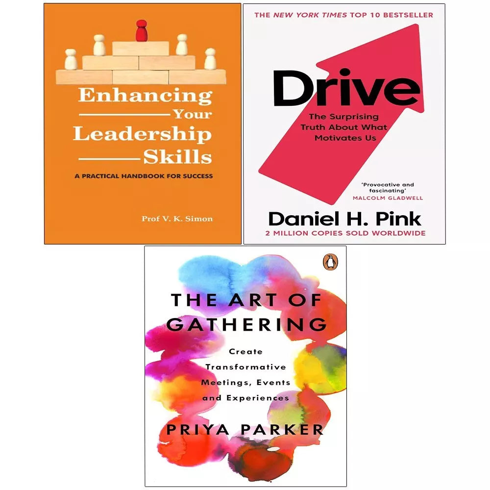 The Art of Gathering, Drive, Enhancing Your Leadership Skills 3 Books