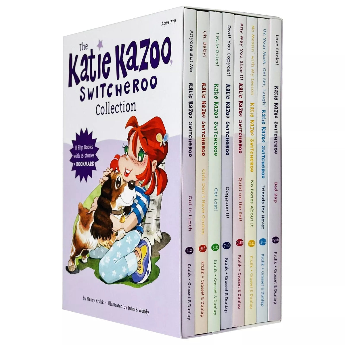 The Katie Kazoo Switcheroo 8 Flips Books With 16 Stories Collection Box ...