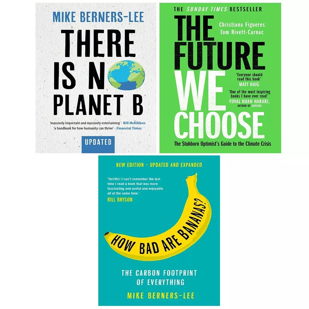 Mike Berners-Lee 3 Books Set Future We Choose Tom Rivett-Carnac, How ...