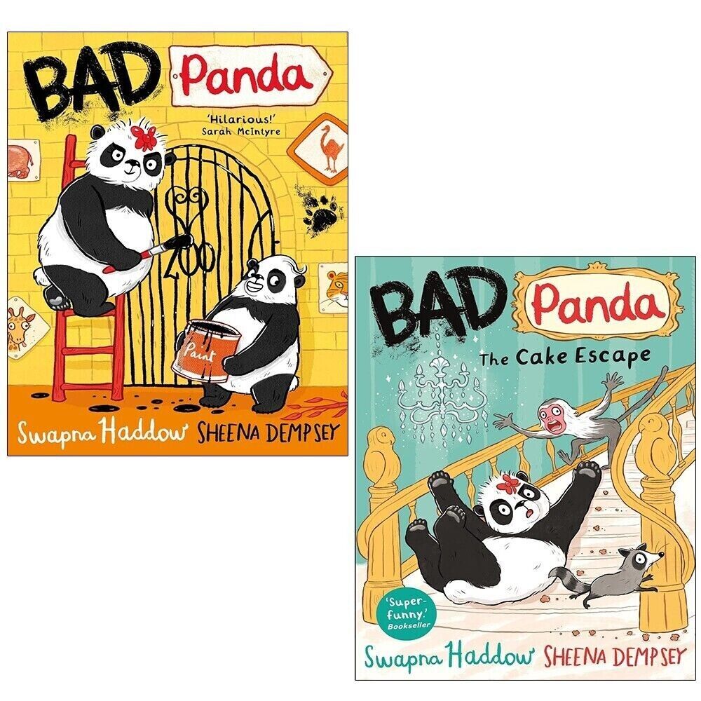 Swapna Haddow Collection 2 Books Set (Bad Panda & Bad Panda The Cake E ...