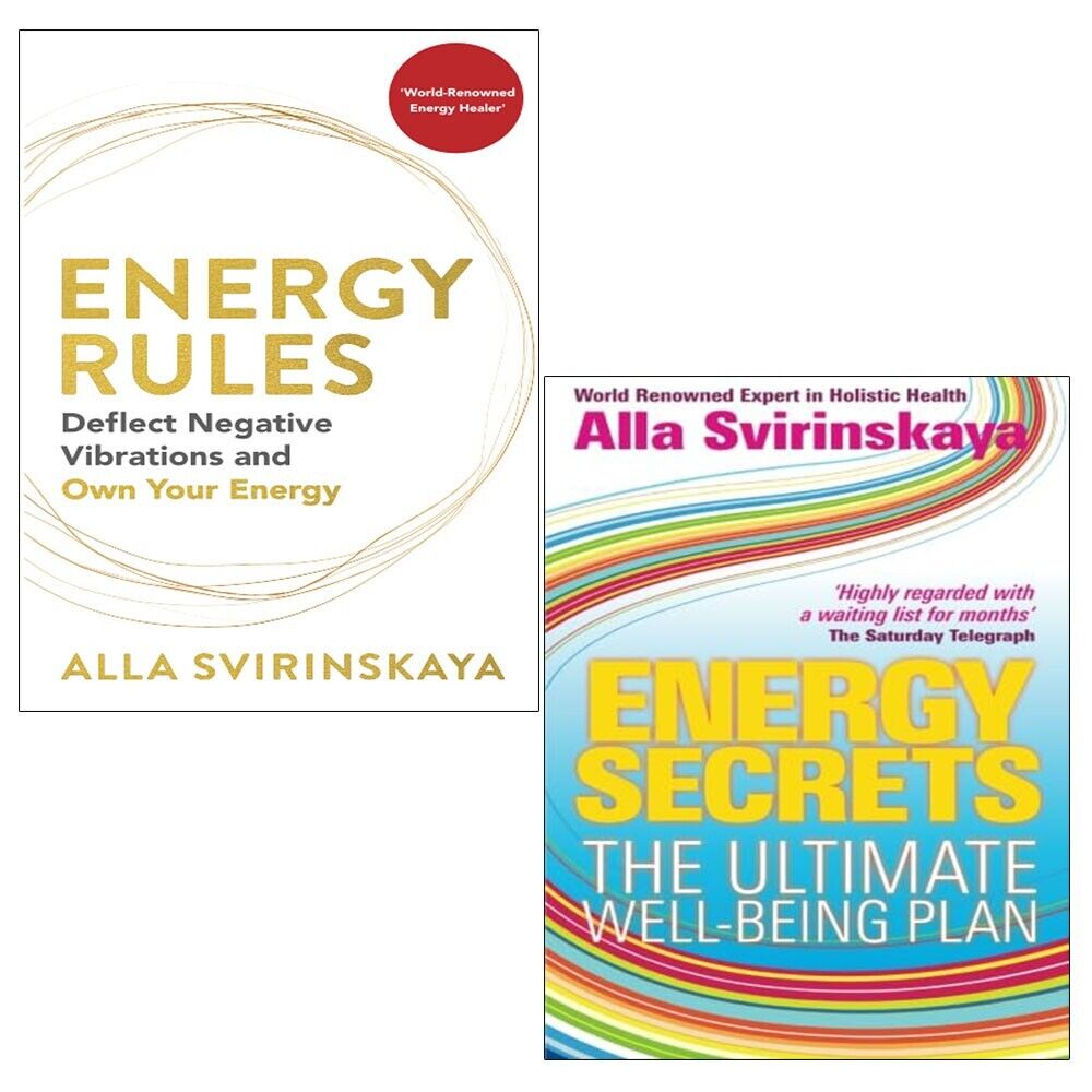 Alla Svirinskaya Collection 2 Books Set (Energy Secrets, Energy Rules ) | The Book Bundle