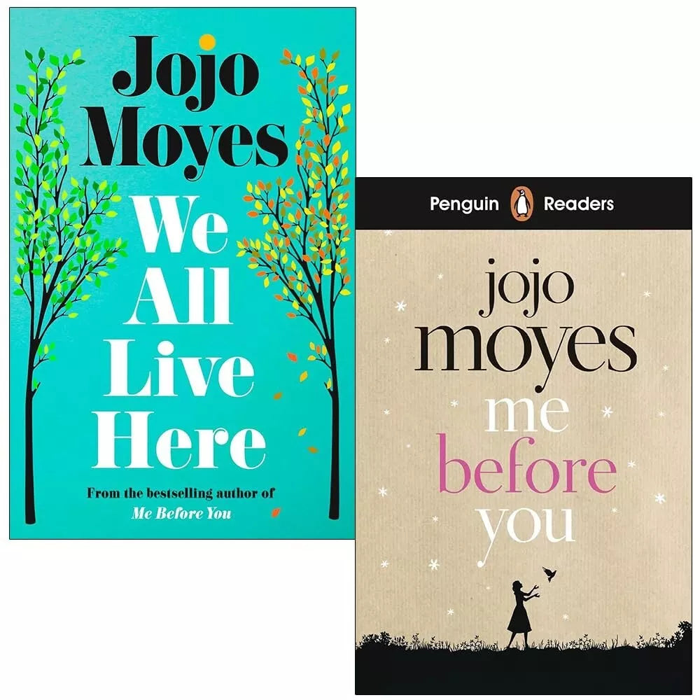 Jojo Moyes Collection 2 Books Set We All Live Here, Me Before You
