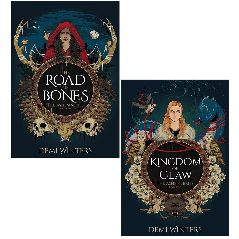 Demi Winters Collection 2 Books Set (Ashen Road of Bones, Kingdom of C ...