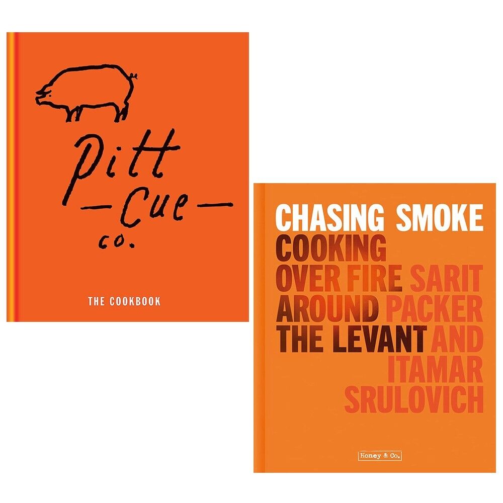 Pitt Cue Co. Cookbook Tom Adams, Chasing Smoke Sarit Packer 2 Books Set ...