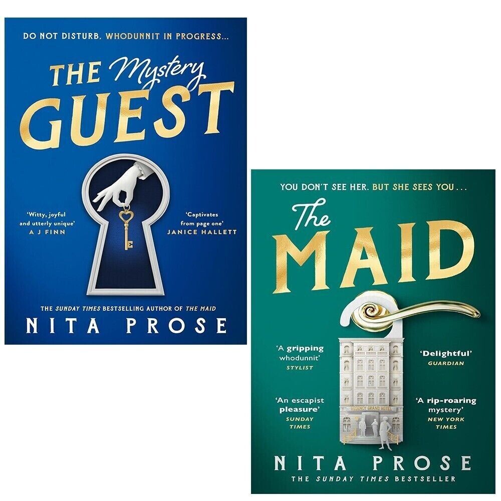Molly the Maid Series 2 Books Collection Set By Nita Prose (Maid & Mys ...