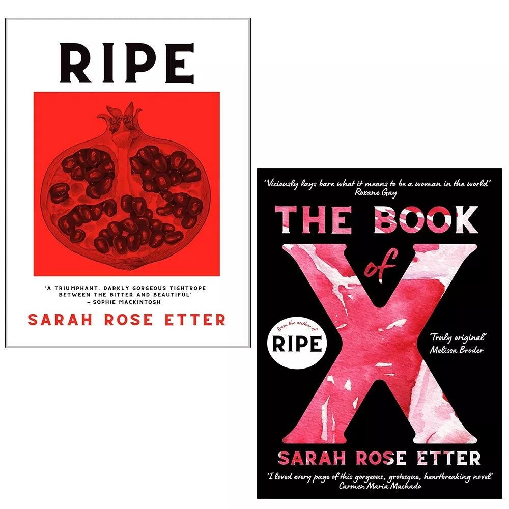 Sarah Rose Etter Collection 2 Books Set Ripe, The Book of X — The Book ...