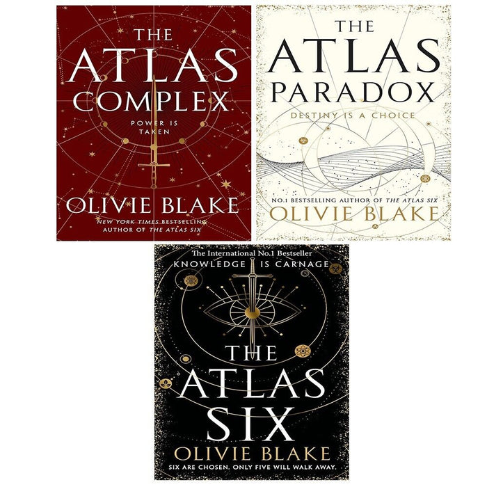 Atlas Series Collection 3 Books Set by Olivie Blake Atlas Six,Paradox,Complex | The Book Bundle