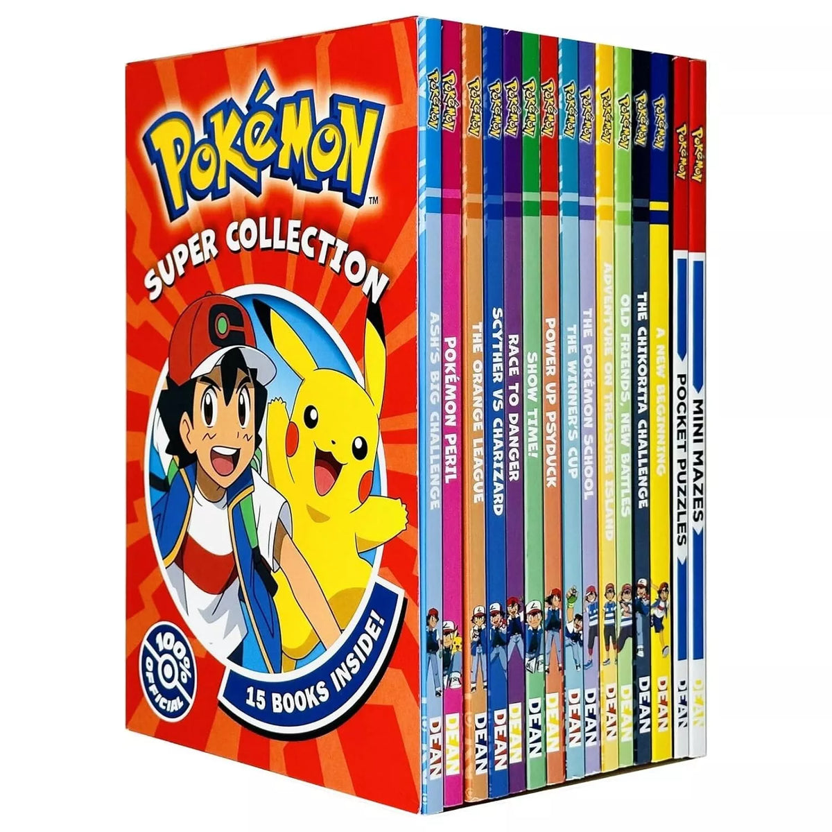 Pokemon Super Collection 15 Books Set (Ash's Big Challenge,Pokémon ...