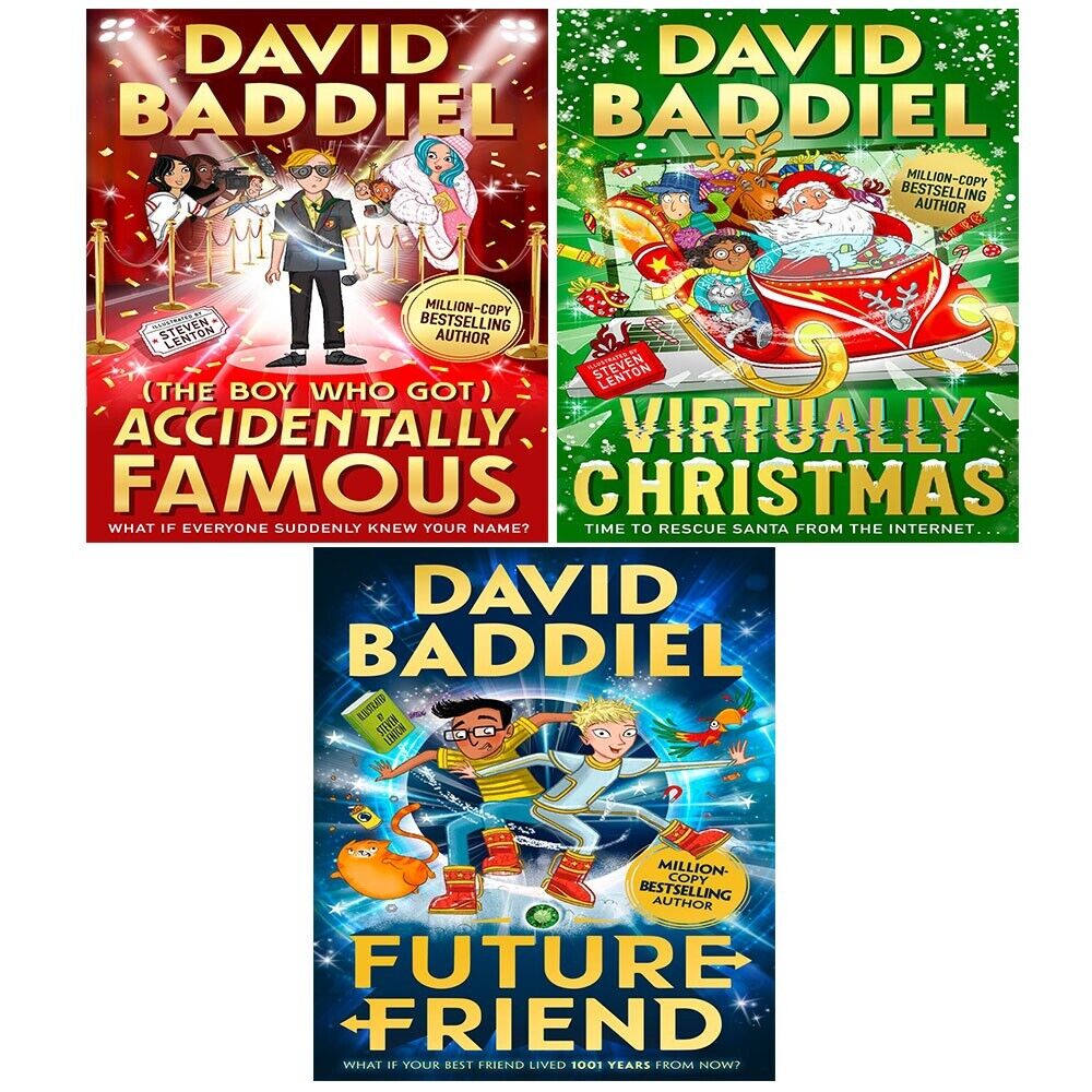David Baddiel Collection 3 Books Set Future Friend,Virtually Christmas ...