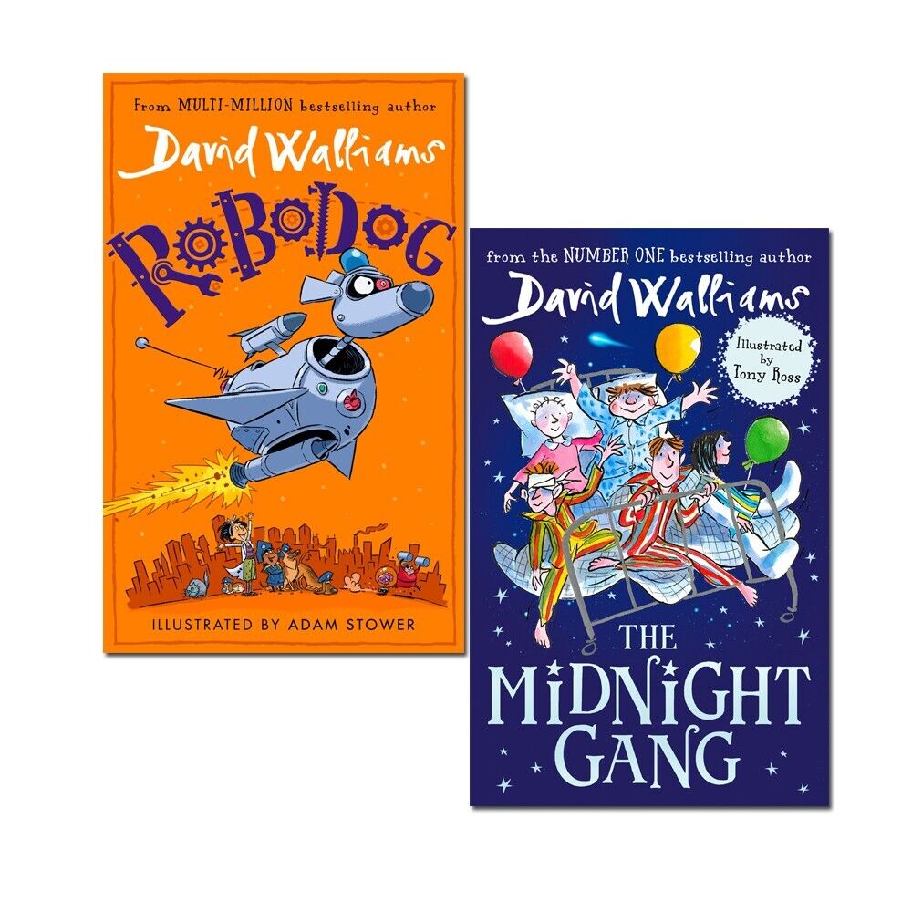 David Walliams 2 Books Set (The Midnight Gang , Fing ) — The Book Bundle