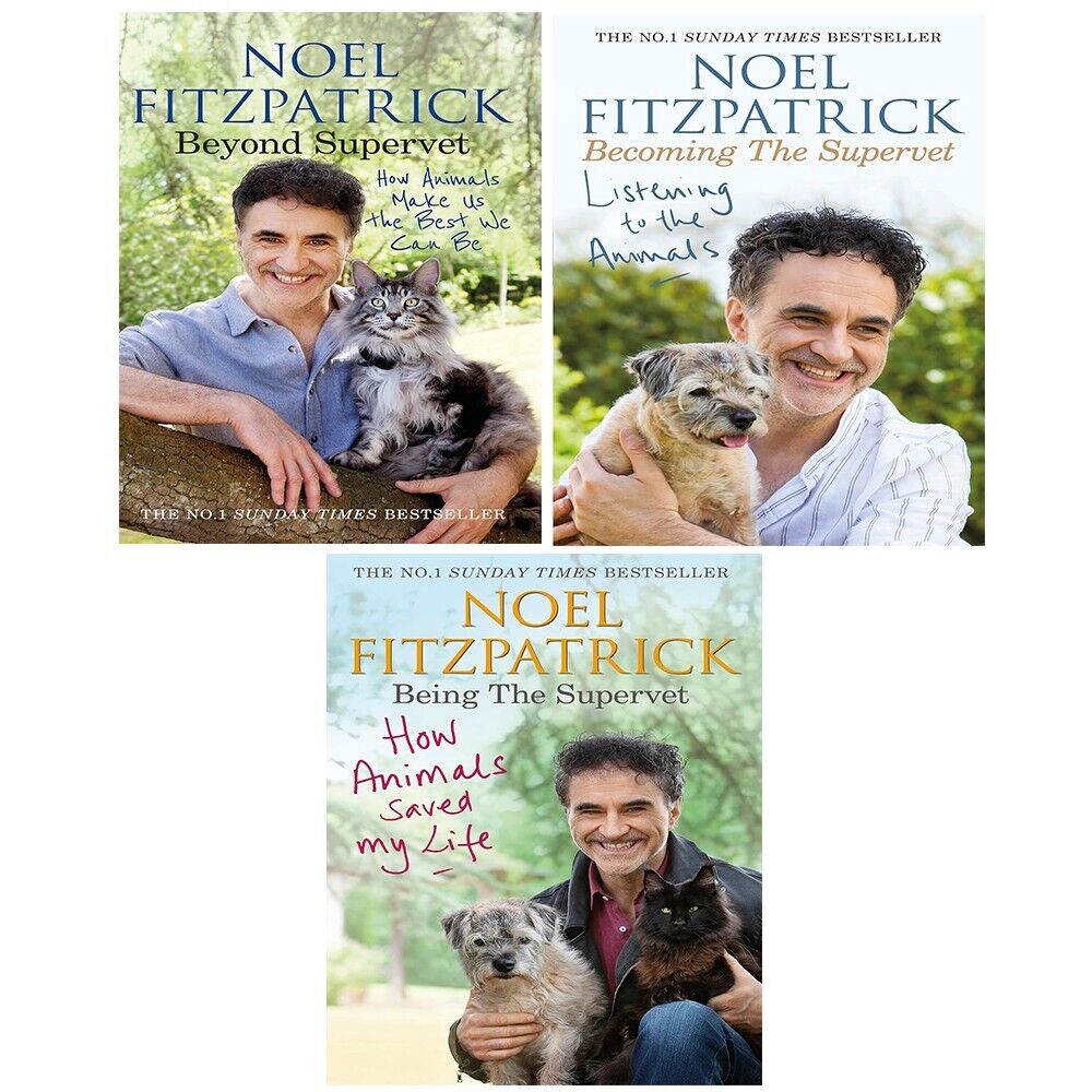 Professor Noel Fitzpatrick Collection 3 Books Set Beyond Supervet, Lis ...