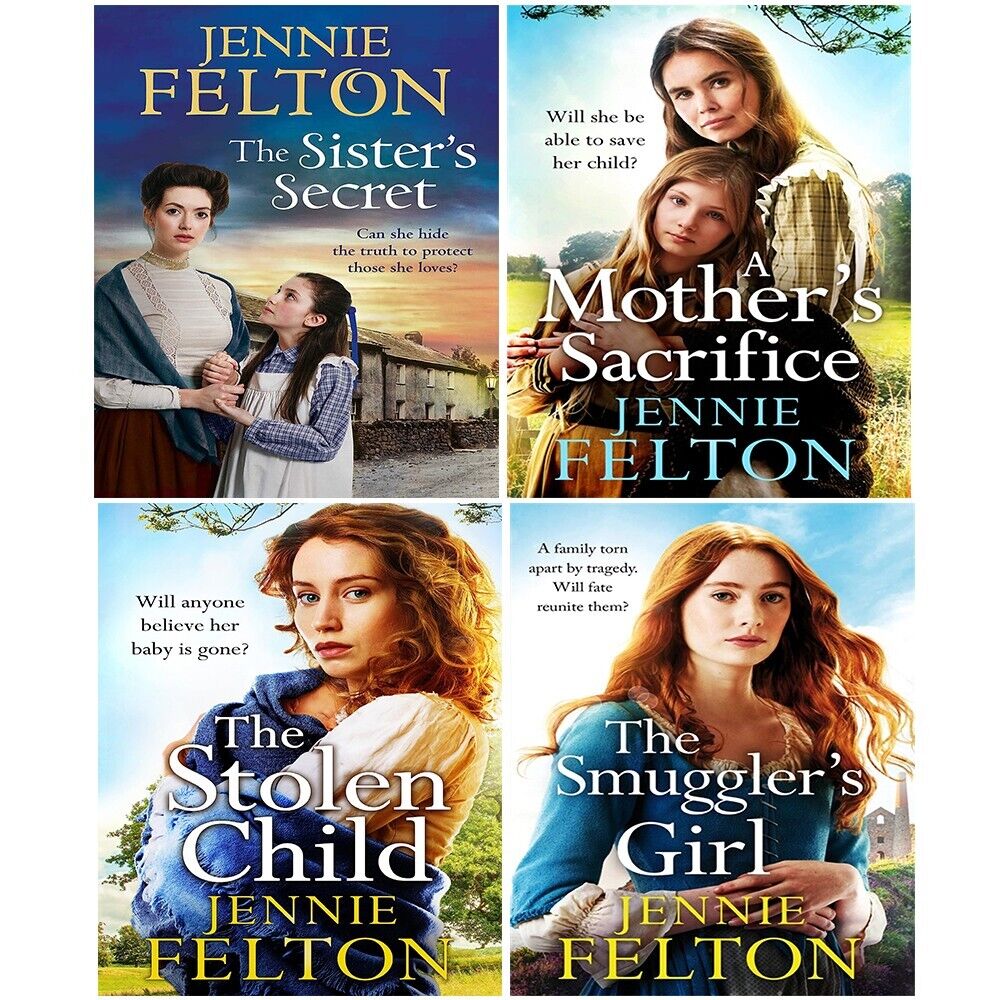 Jennie Felton Collection 4 Books Set Stolen Child,Smugglers Girl,Siste ...
