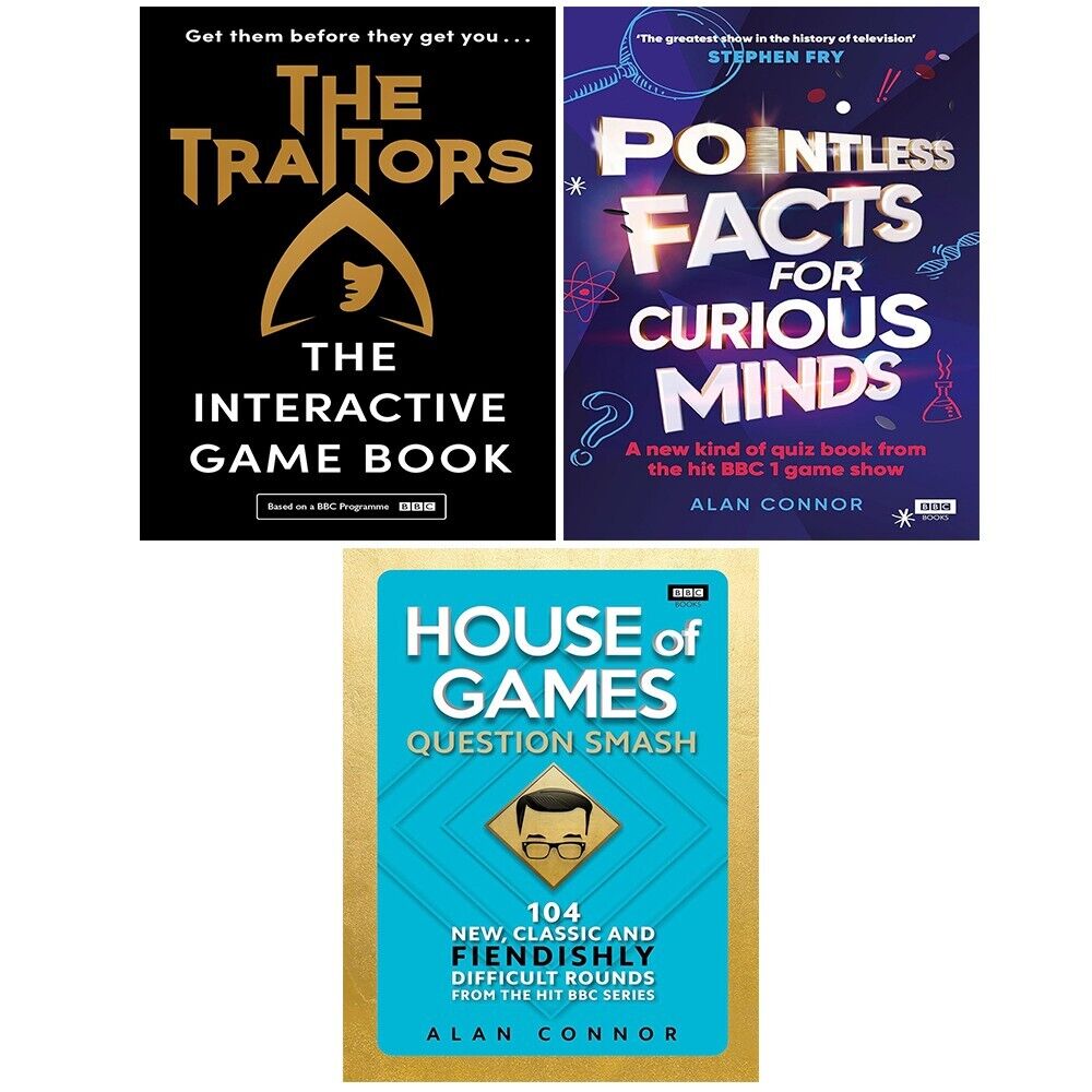Alan Connor Collection 3 Books Set House of Games,Pointless Facts for ...