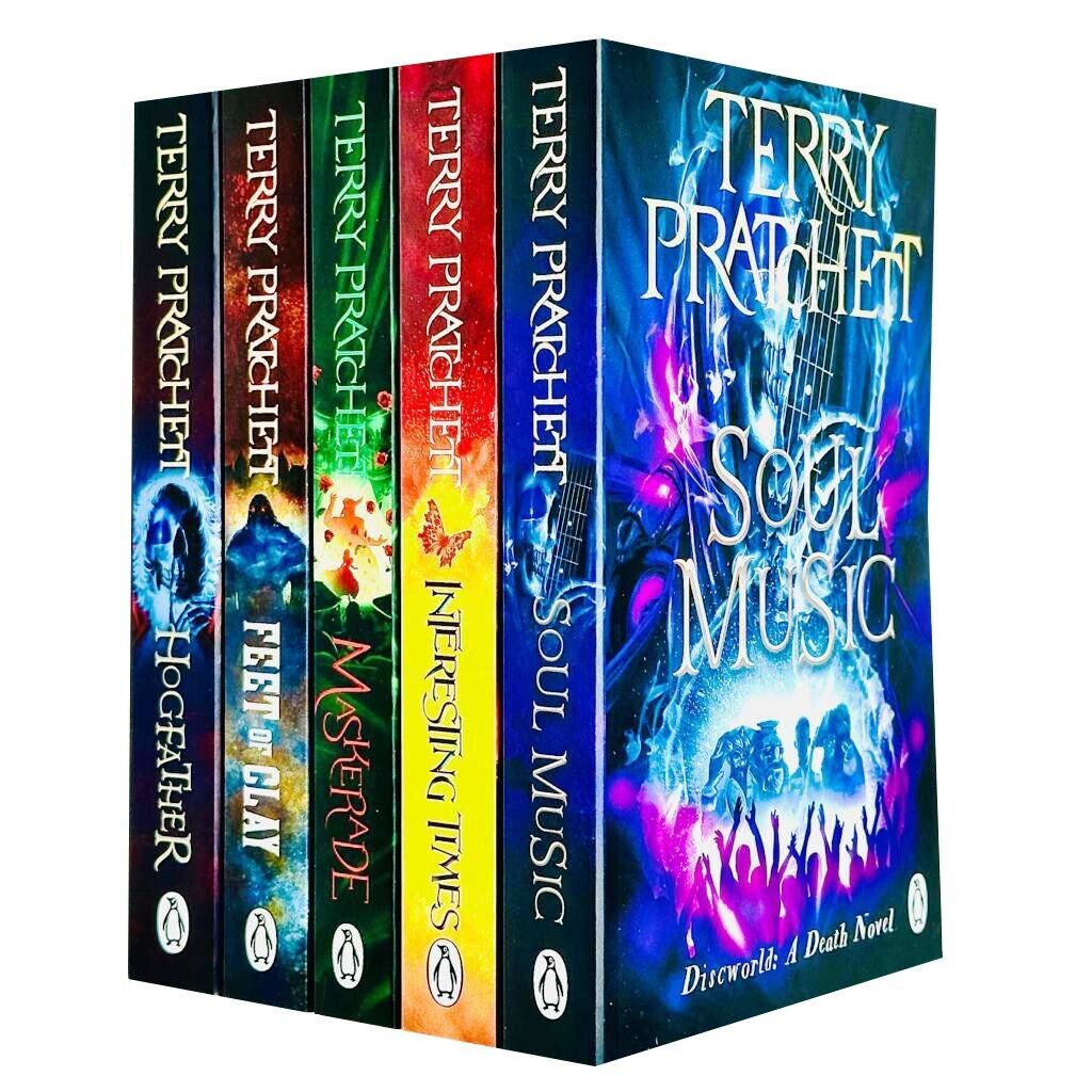 Terry Pratchett Discworld Novels Series 4 :5 Books Collection Set | The ...