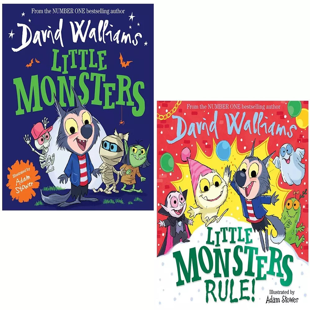 David Walliams Collection 2 Books Set (Little Monsters Rule! & Little ...