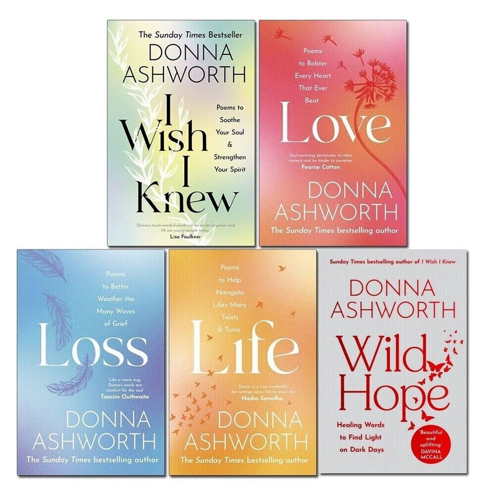Donna Ashworth Collection 5 Books Set Wild Hope, I Wish I Knew, Love ...