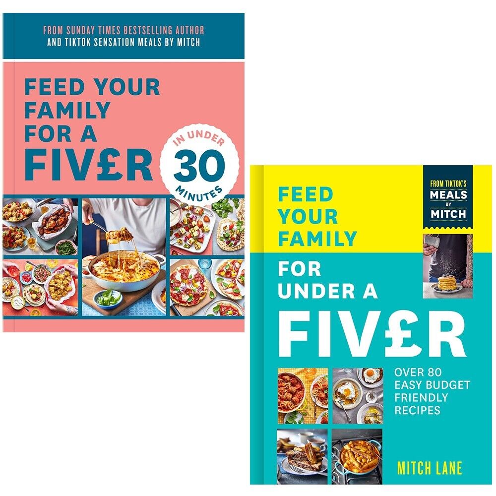 Feed Your Family for Under a Fiver Collection 2 Books Set by Mitch Lane ...