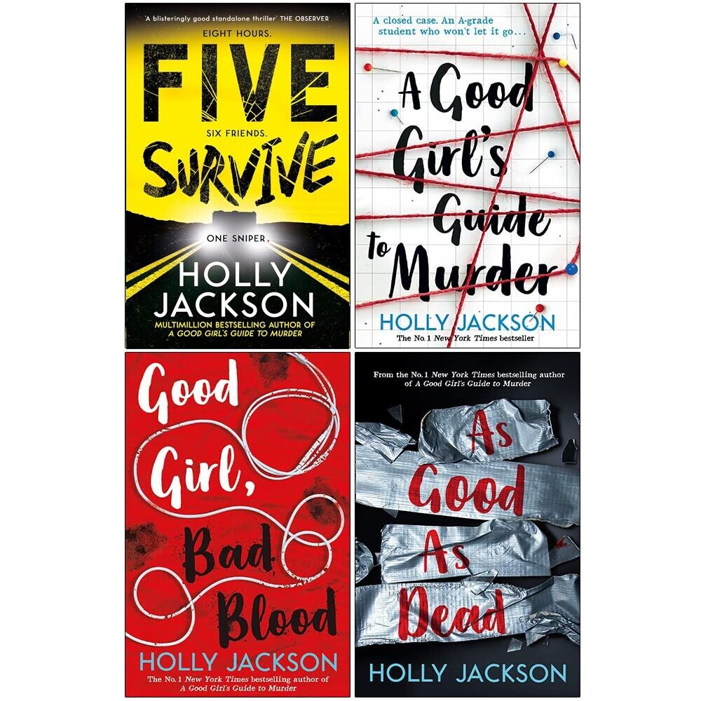 Holly Jackson A Good Girl's Guide to Murder Series 4 Books Collection ...