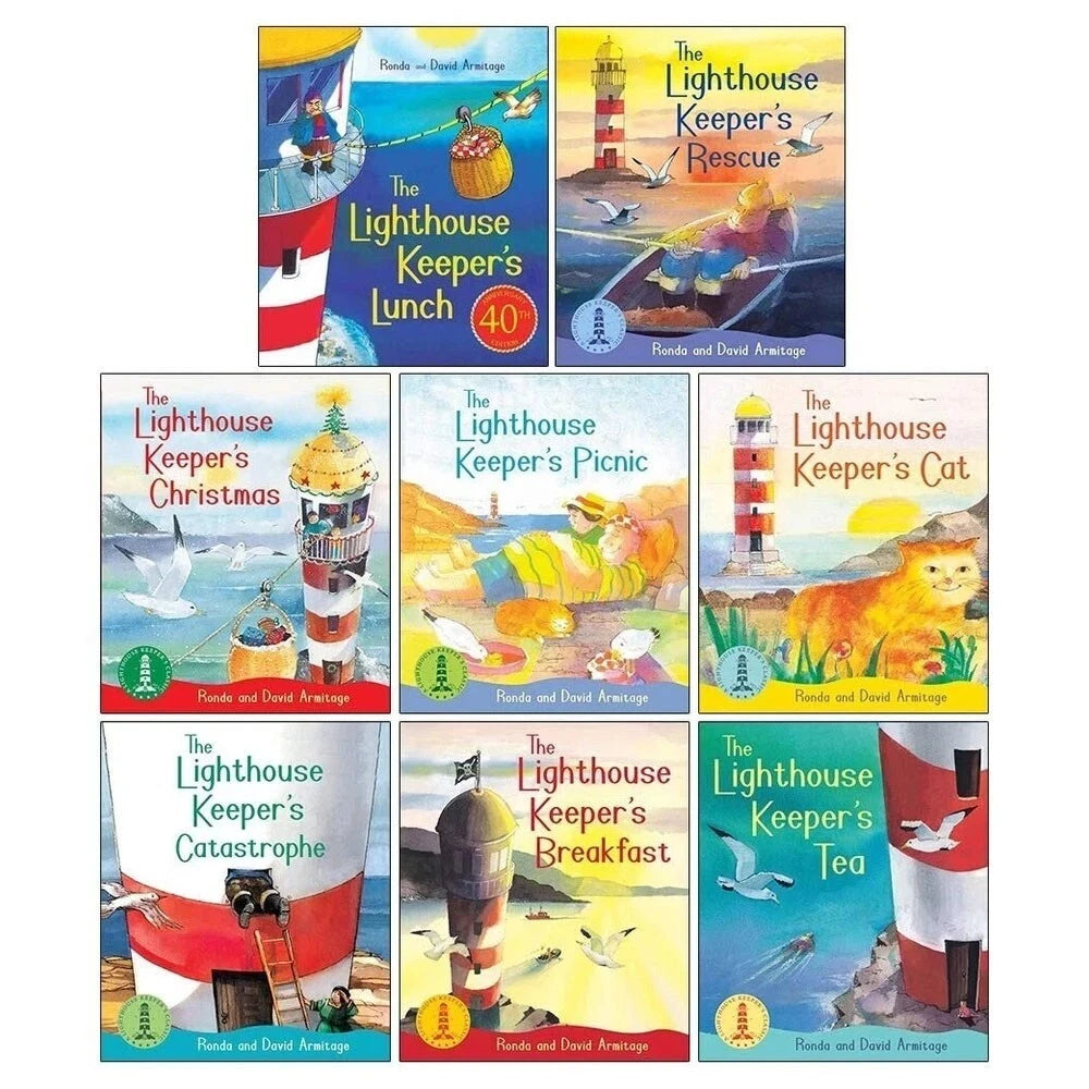 The Lighthouse Keeper's Lunch Collection 8 Books Set (Lunch, Rescue ...