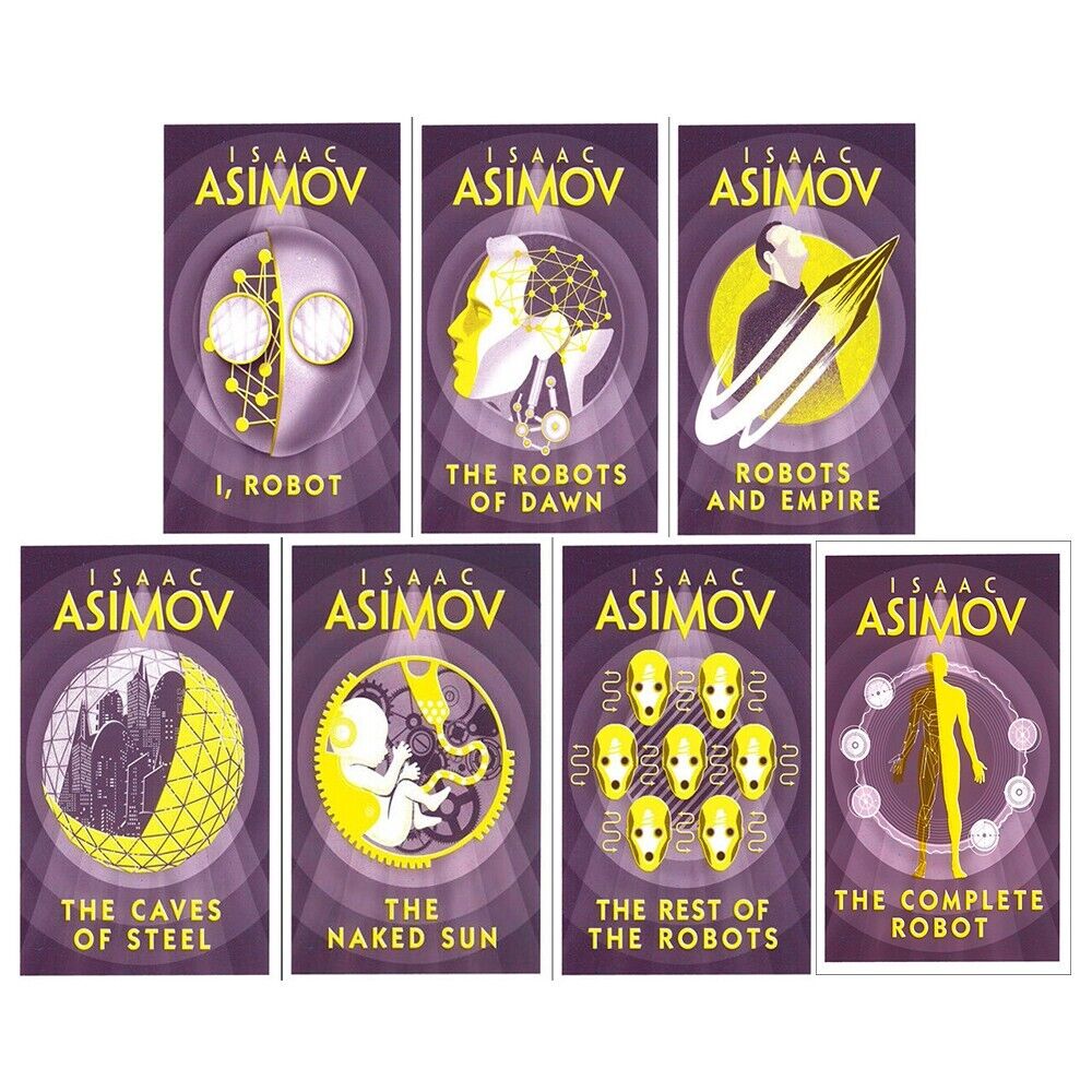 Isaac Asimov Robot Series 7 Books Collection Set (I Robot, The Robots ...