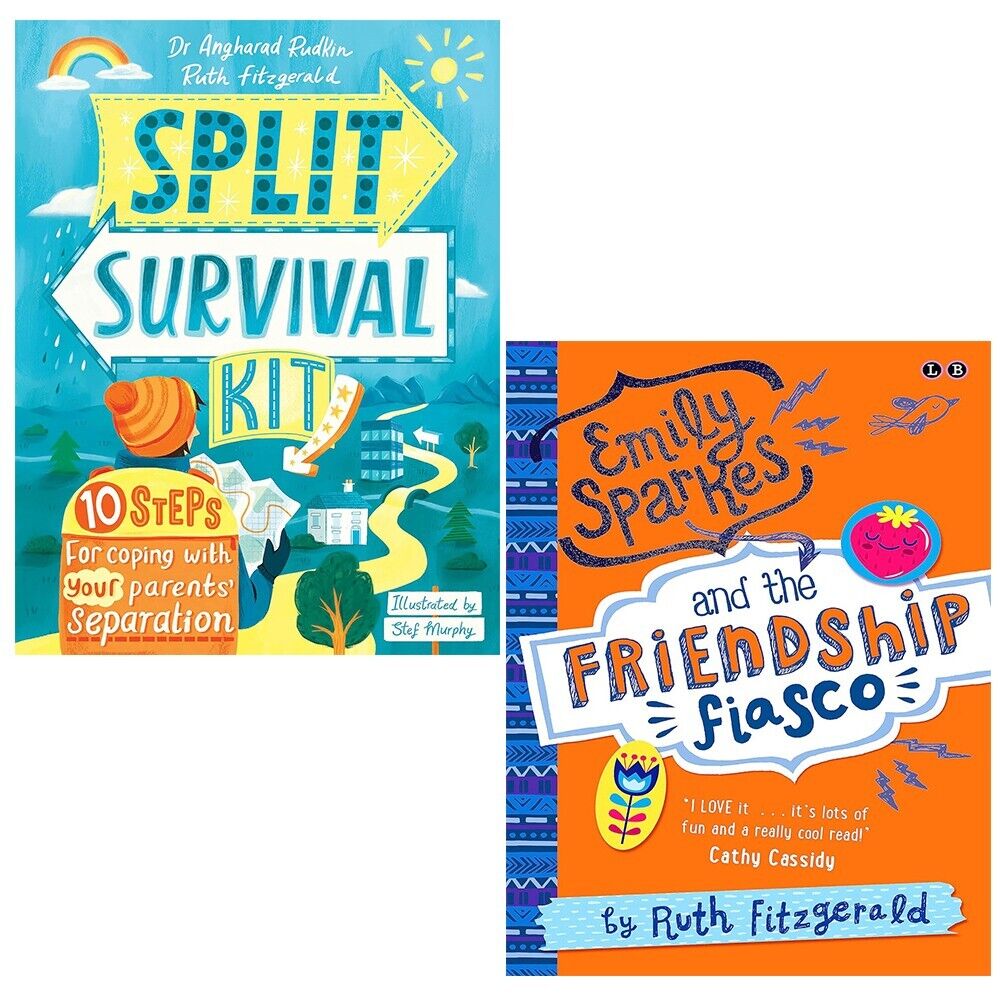 Ruth Fitzgerald Collection 2 Books Set Split Survival Kit, Emily Spark ...