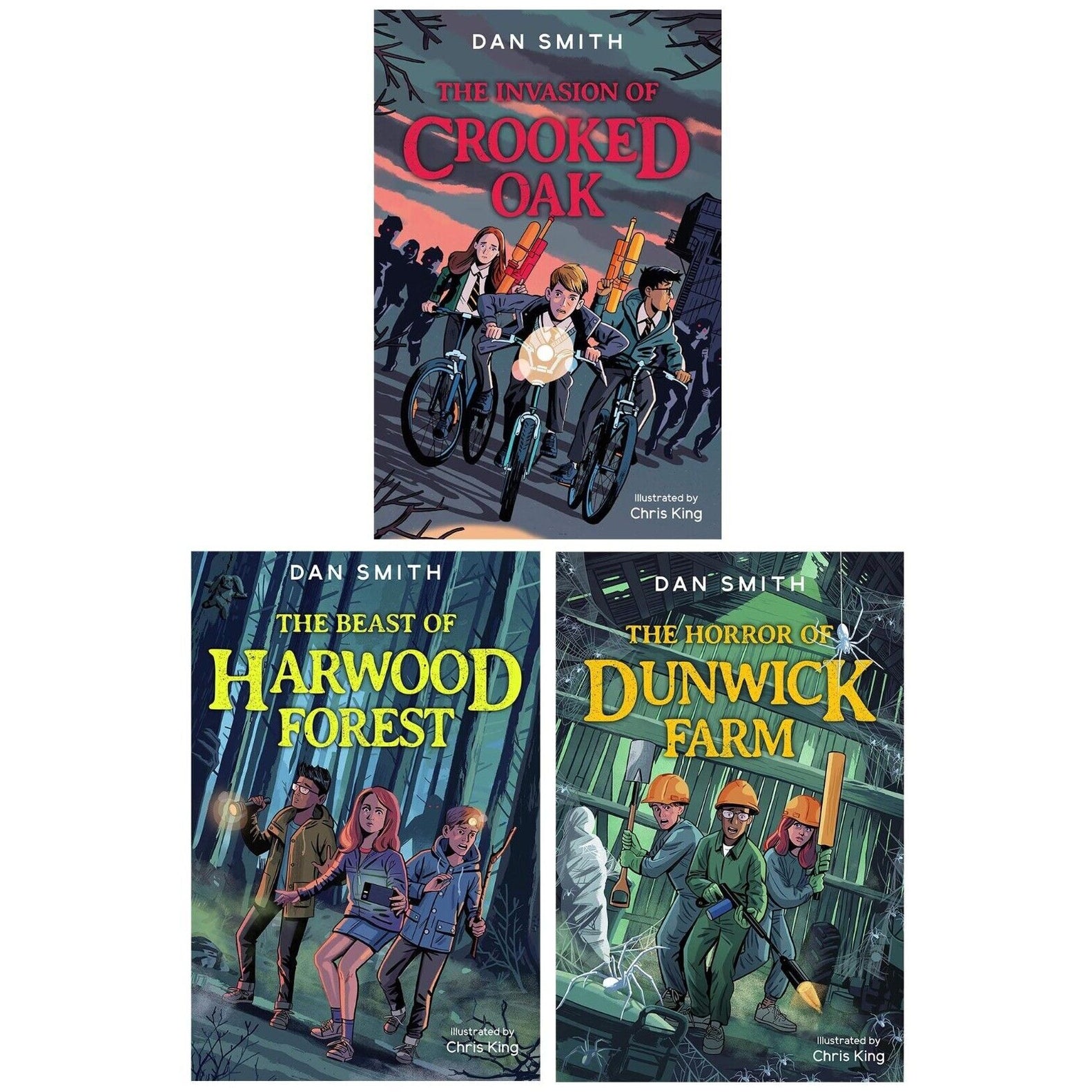 Crooked Oak Mysteries Series 3 Books Collection Set by Dan Smith | The ...