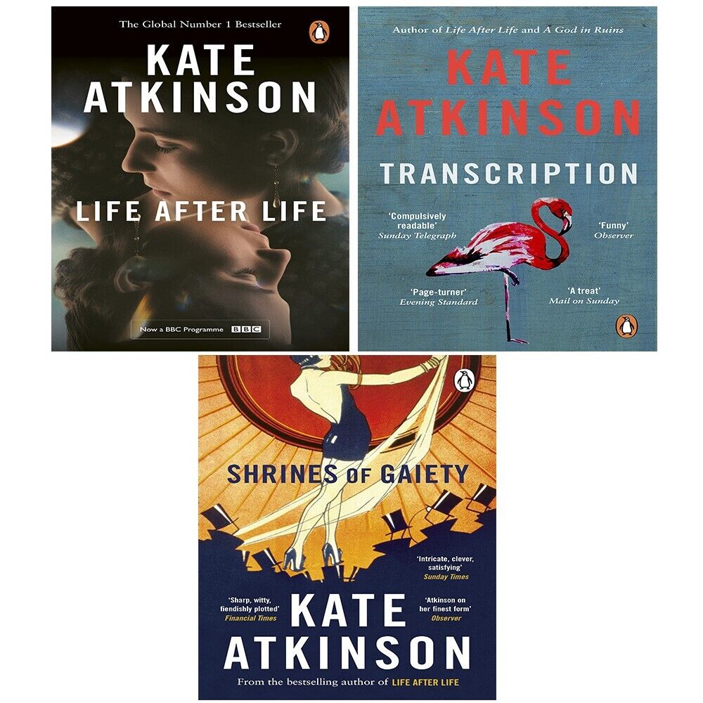 Kate Atkinson Collection 3 Books Collection Set Life After Life,Shrines ...