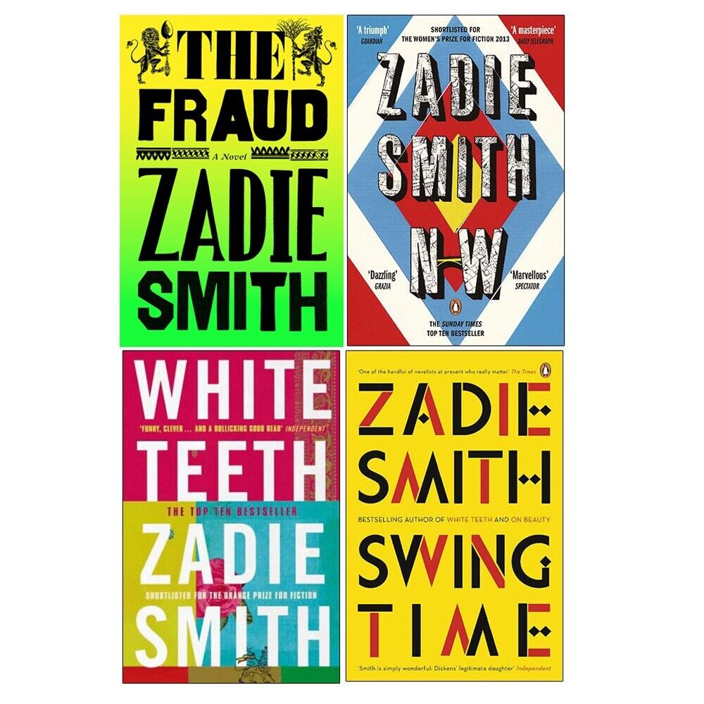 Zadie Smith Collection 4 Books Set The Fraud, N-w, White Teeth, Swing ...