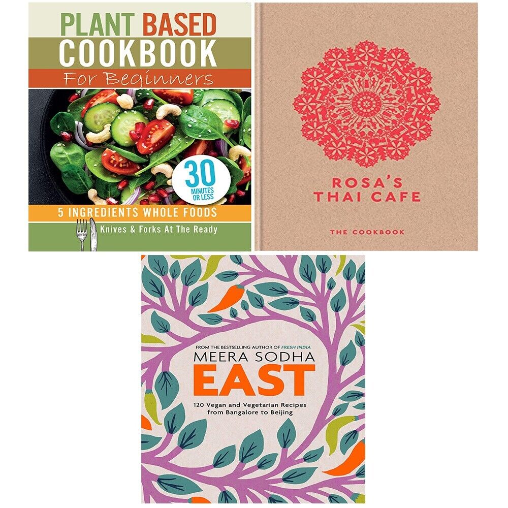 Rosa's Thai Cafe Cookbook Saiphin Moore,Plant Based,East Meera Sodha 3