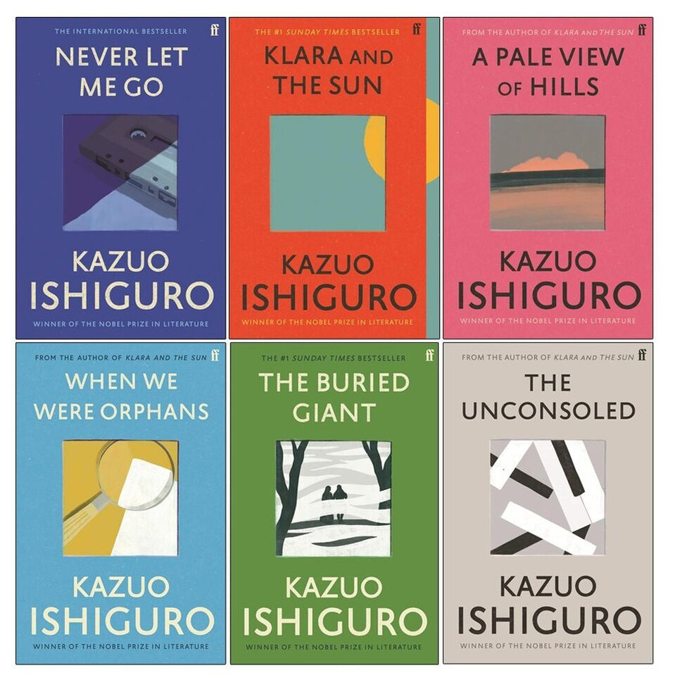 Kazuo Ishiguro 6 Books Collection Set Never Let Me Go, Unconsoled, Buried Giant | The Book Bundle