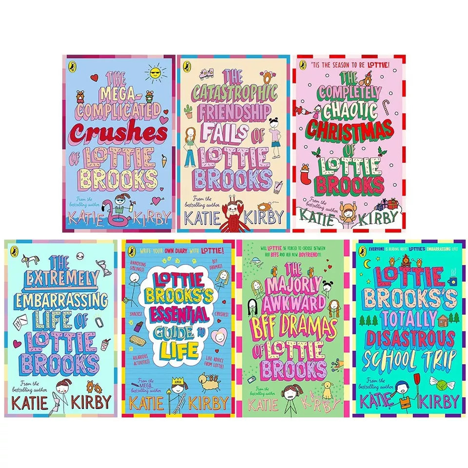 Lottie Brooks Series 1-7 Books Collection Set by Katie Kirby (Majorly ...