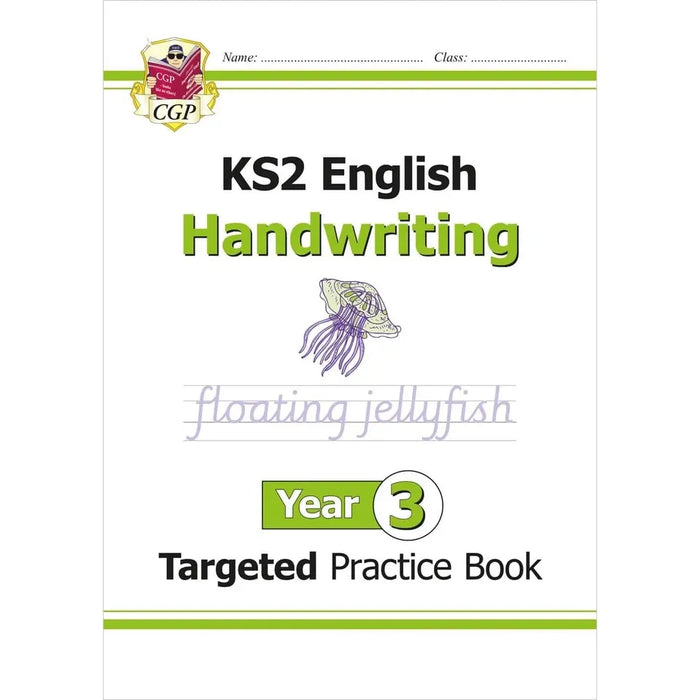 CGP KS1 & KS2 English Year 1-3 Handwriting Targeted Practice 4 Books ...