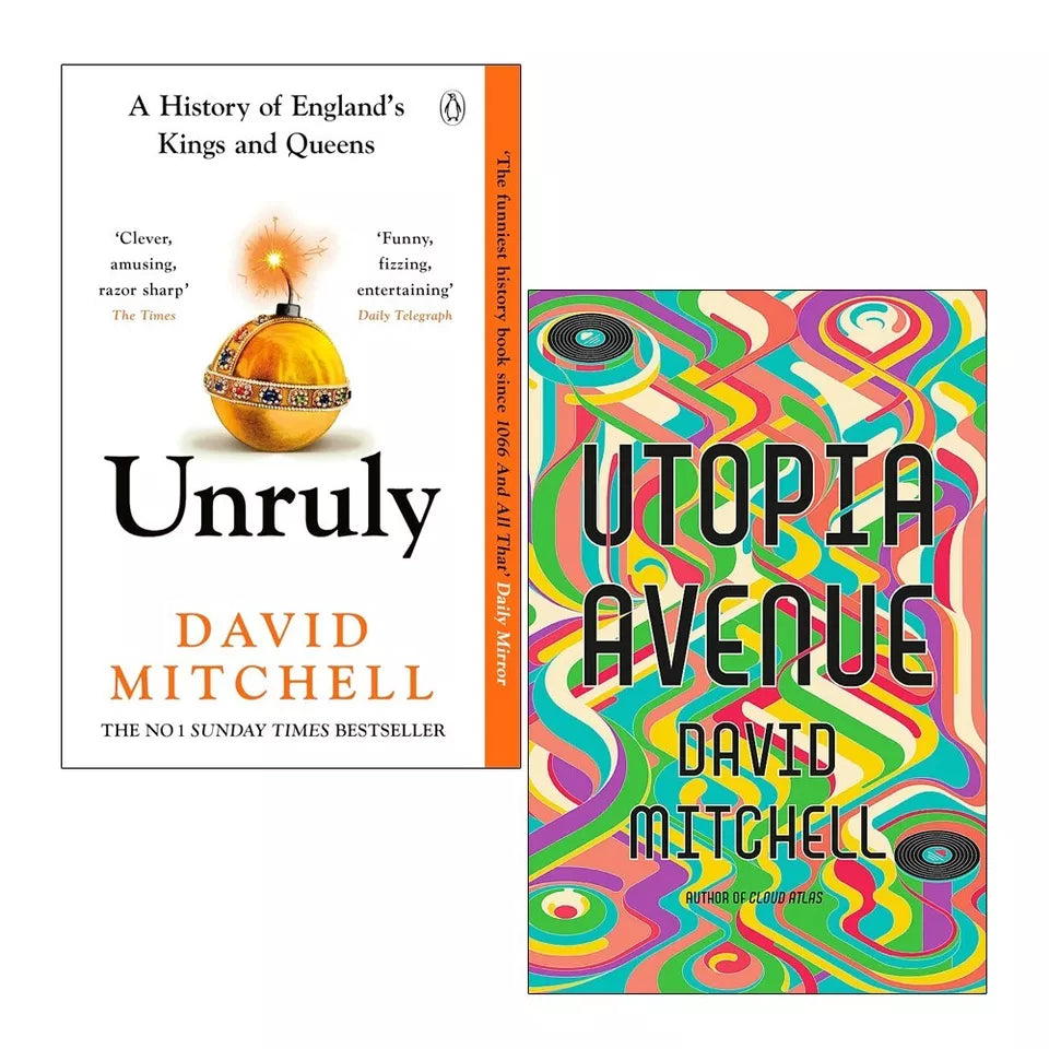 David Mitchell Collection 2 Books Set (Unruly & Utopia Avenue (HB))