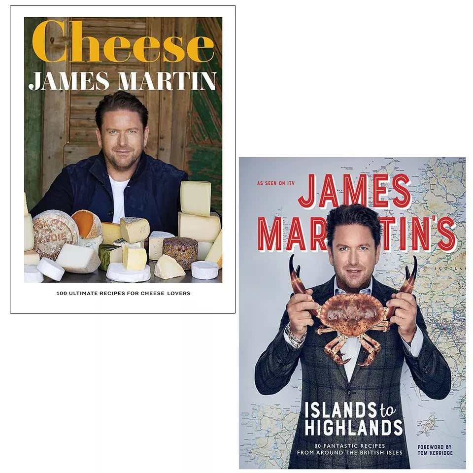 James Martin Collection 2 Books Set Cheese, James Martin's Islands to