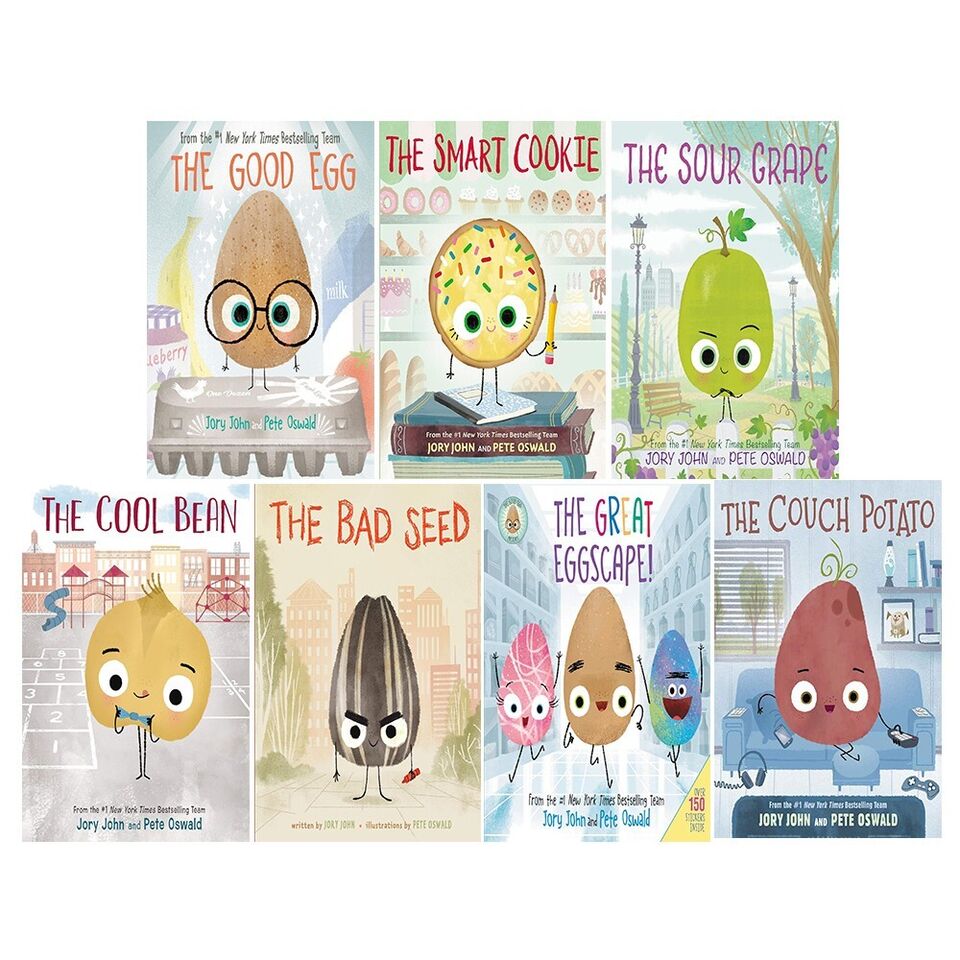 Food Group The Bad Seed Series 7 Books Collection Set by Jory John ...