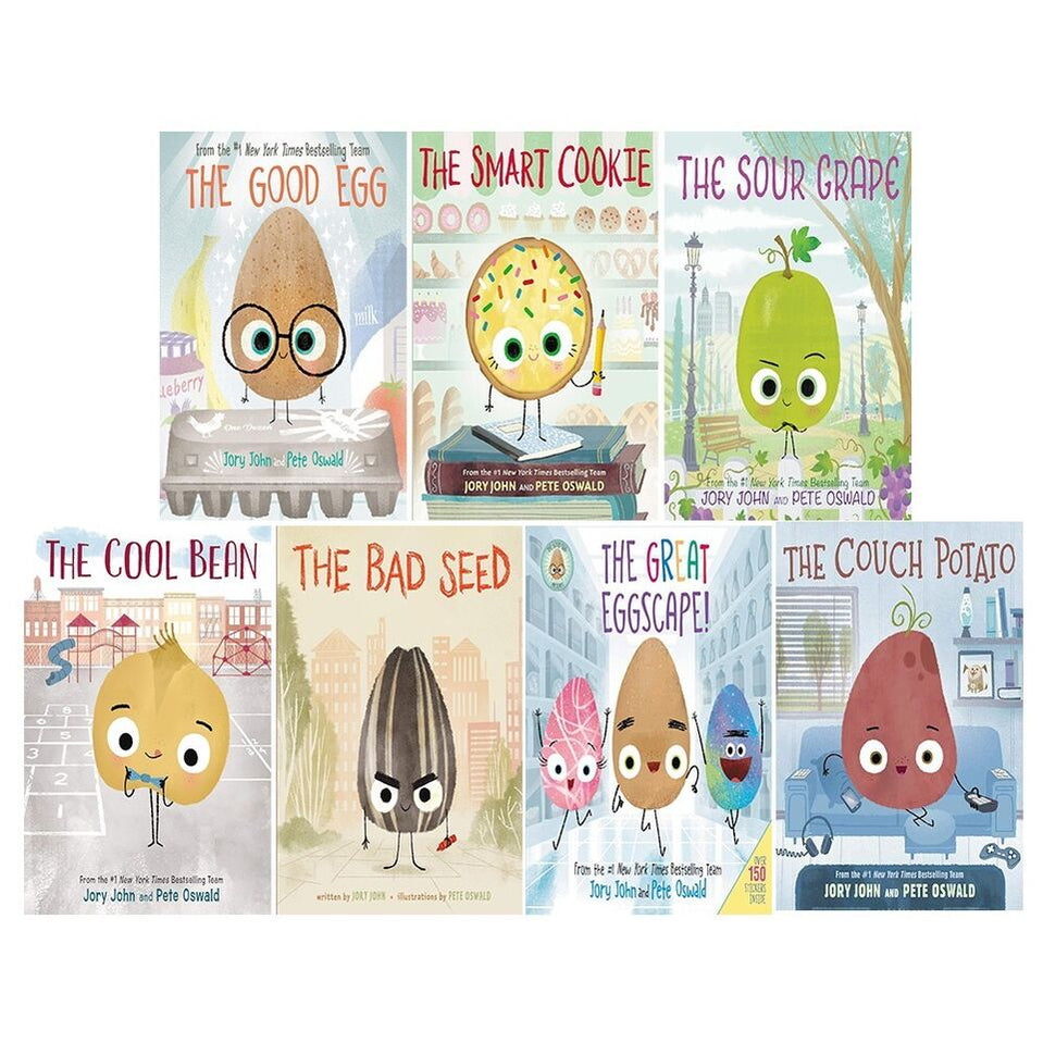 Food Group The Bad Seed Series 7 Books Collection Set by Jory John ...