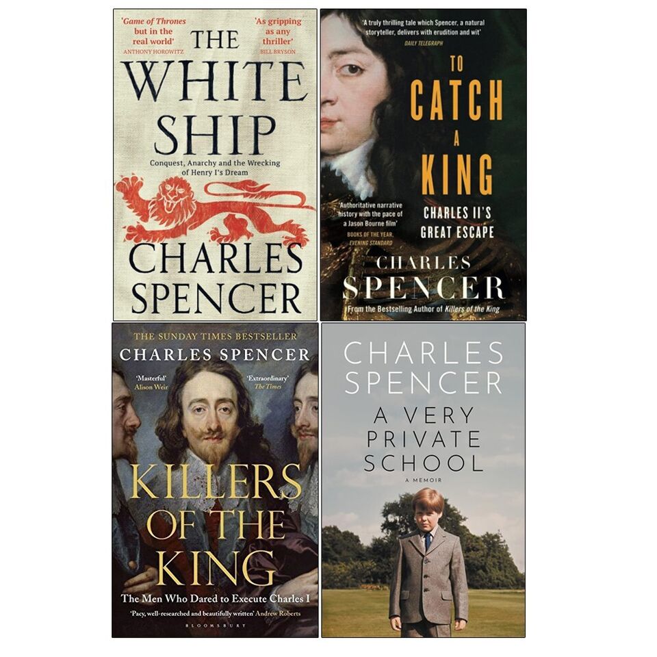 Charles Spencer Collection 4 Books Set A Very Private School, The White ...