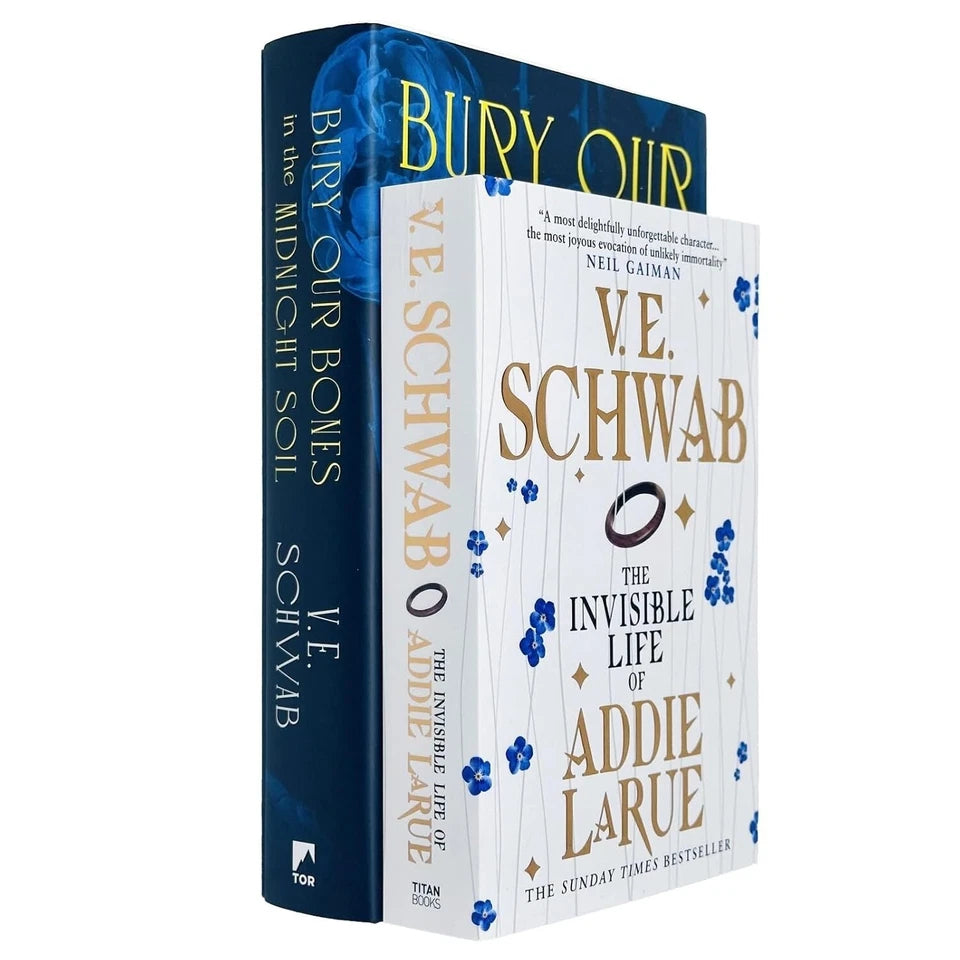 V. E. Schwab 2 Books Collection Set Bury Our Bone(HB), Invisible Life ...