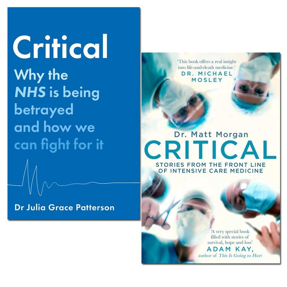 Critical Dr Julia Grace Patterson, Critical Matt Morgan 2 Books Collection Set | The Book Bundle