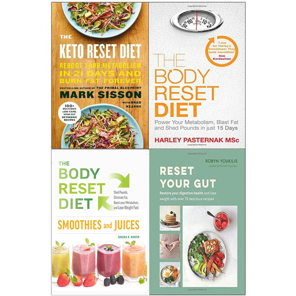 The Keto Reset Diet The Body Reset Diet Reset Your Gut 4 Book Set — The ...