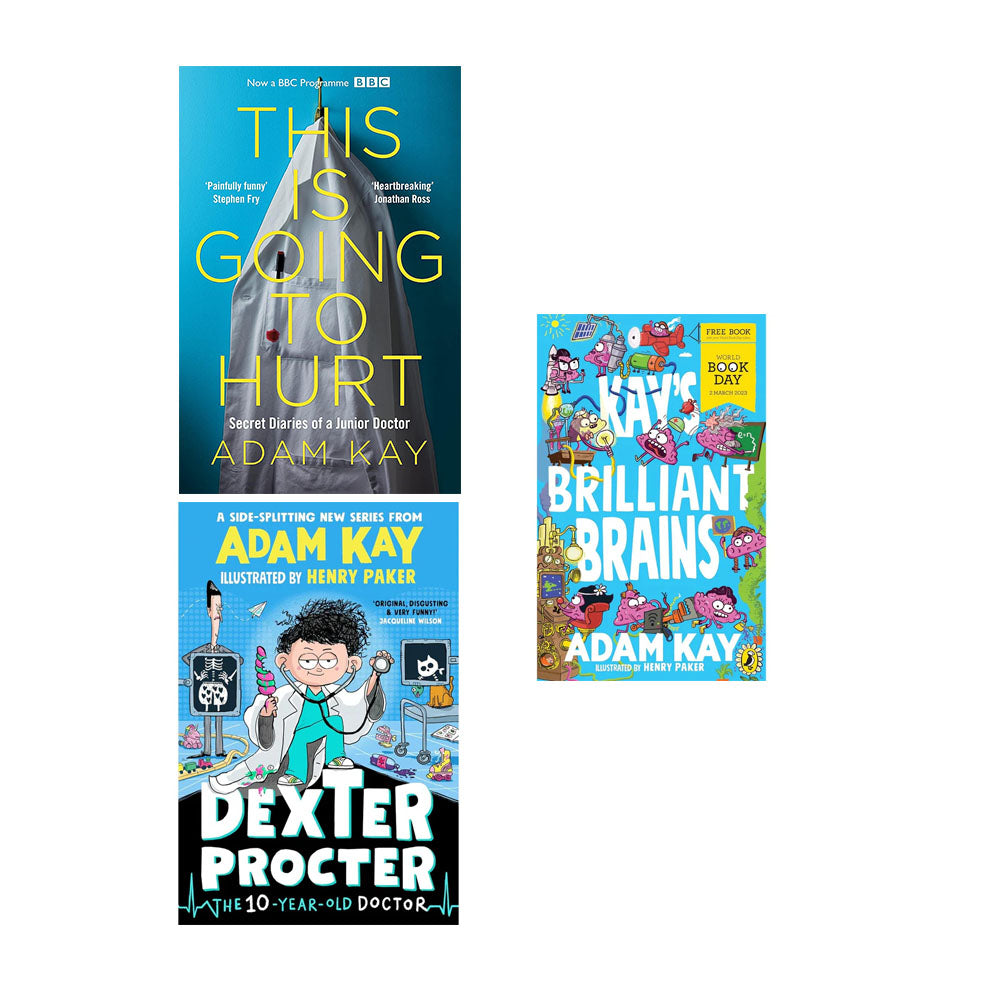 Adam Kay 3 Books Set (Quick Reads This Is Going To Hurt, Dexter Procter ...